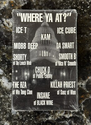 Where Ya At? 90s Hip Hop Cassette Tape Ice Cube Ice T Kam Chuck D ...