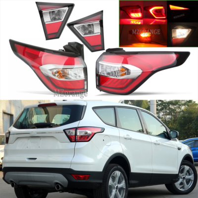4x Left Right Rear Inner Outer Tail Brake Light Lamp For Ford Kuga MK2 ...