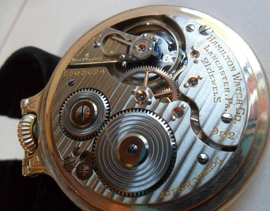 Bar-Over -Crown Case #2 Vintage 1928 Hamilton 992 16S Railroad O/F ...