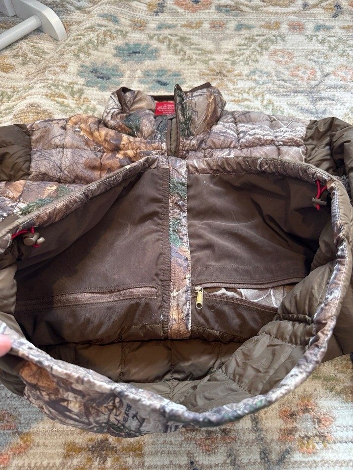 Badlands Women’s Medium Down Jacket Supernova Bio-thermic Camo SEE PICS ...
