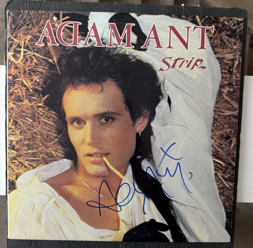 Adam Ant Signed Vinyl Strip Autograph Album JSA Coa Record | eBay