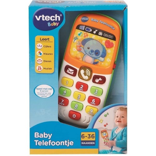 VTech 80-138123 Baby Telephone (In Dutch), Unisex Child 3417761381236 ...