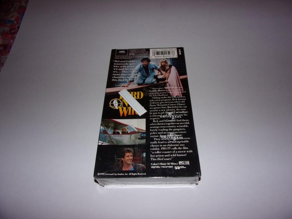 Bird on a Wire (VHS, 1990) Mel Gibson, Goldie Hawn / Brand New ...
