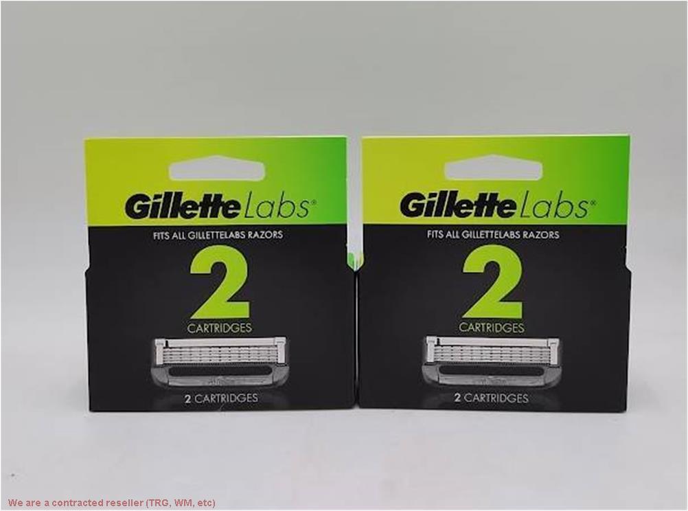 LOT OF 2 Gillette Labs Razor Blade Refills - 2ct