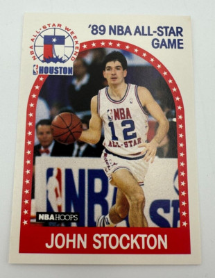 John Stockton - 1989 Houston All-Star Game NBAHoops Card | eBay