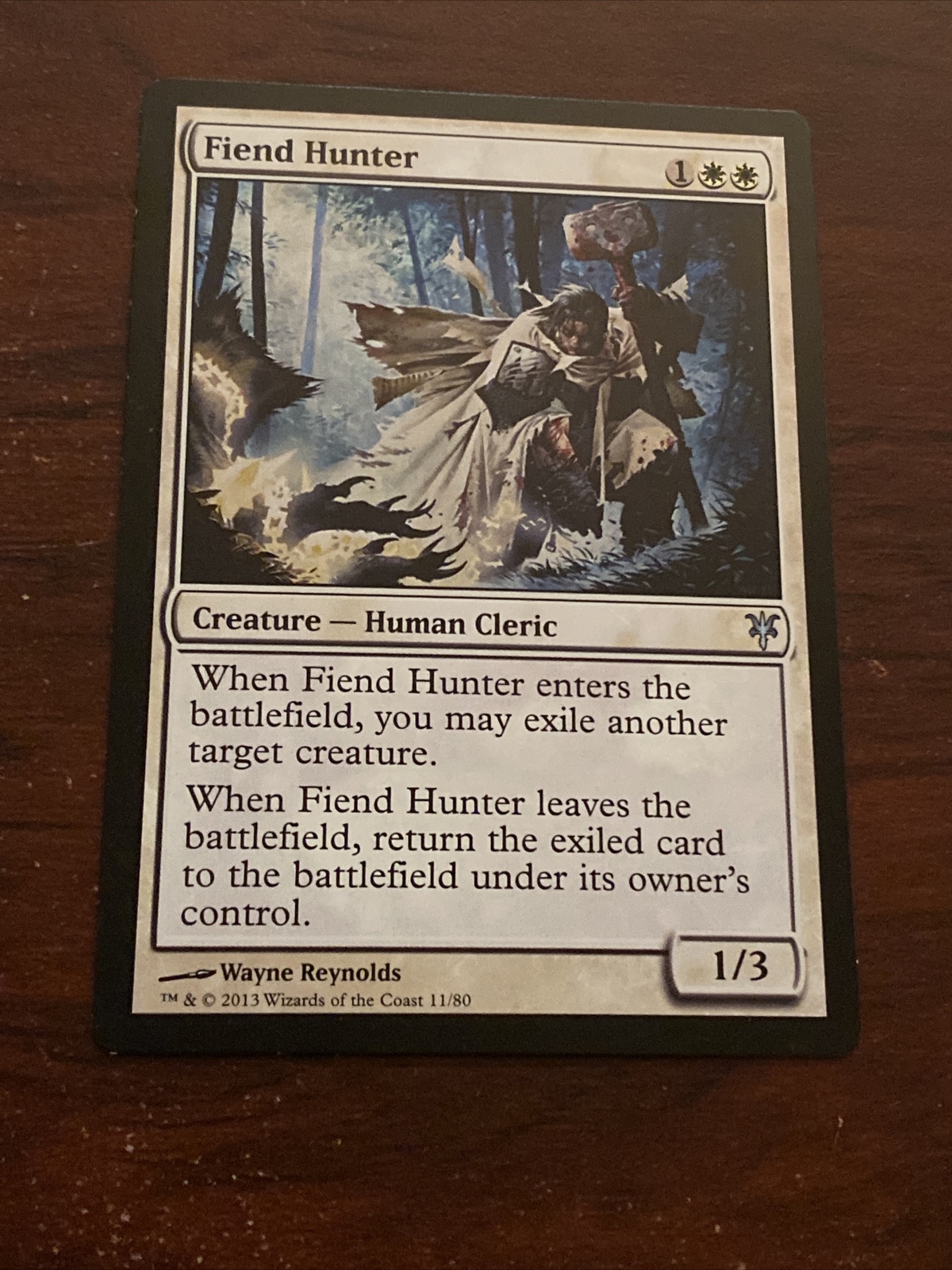 Fiend Hunter MTG Duel Decks Sorin vs. Tibalt Magic The Gathering C1320 ...