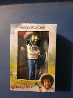 Bob Ross Christmas Tree Ornament. Make Your Tree A "Happy Tree"! | eBay
