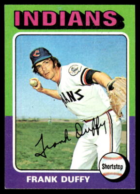 1975 Topps Mini Frank Duffy #448 Cleveland Indians Baseball Card | eBay