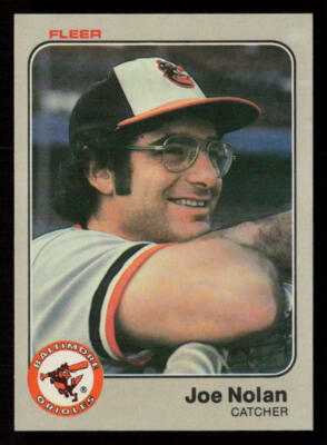 1983 Fleer Joe Nolan #68 Baltimore Orioles Baseball Card | eBay