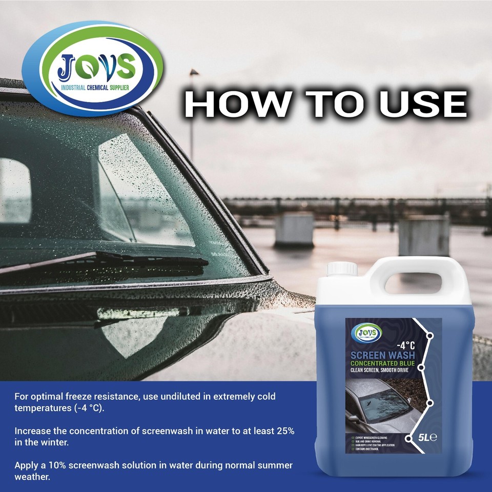 Screen wash -4 C 5 - 20 Litre Concentrated Windscreen Washer Fluid ...