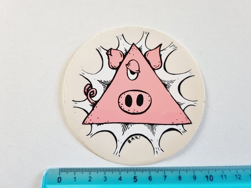 Adhesive Pig Sticker Autocollant Adhesive Vintage 80s Original | eBay