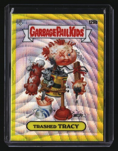 Garbage Pail Kids TRASHED TRACY 129b (2021 GPK Chrome Series 4) Yellow ...