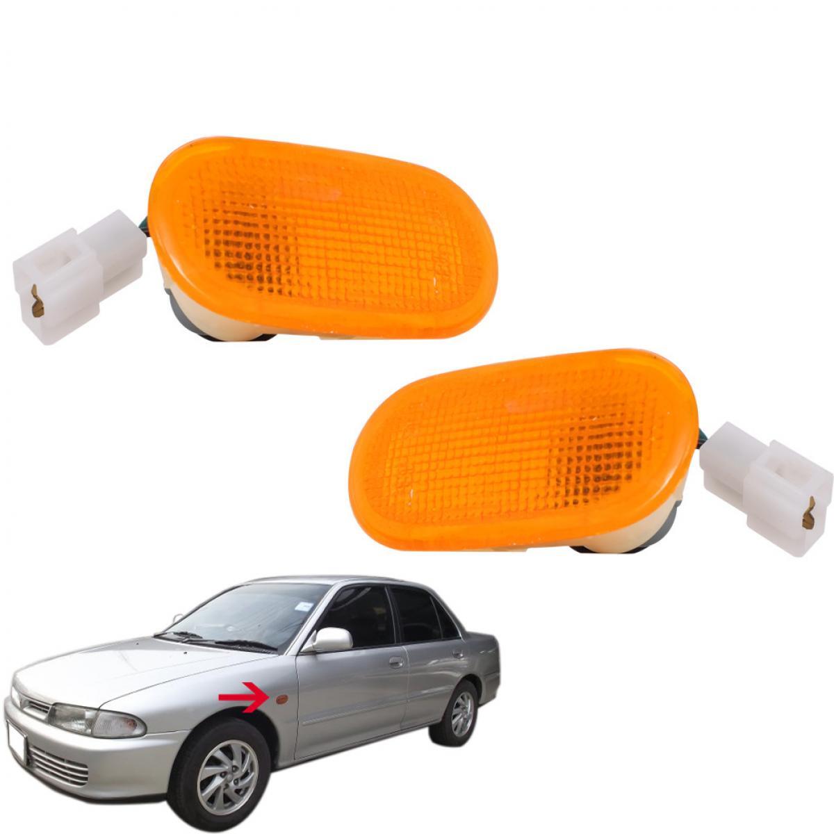 Side Lights Lamp CC CE2 MY02.5 GLX E-Car Pair Fits Mitsubishi Lancer ...