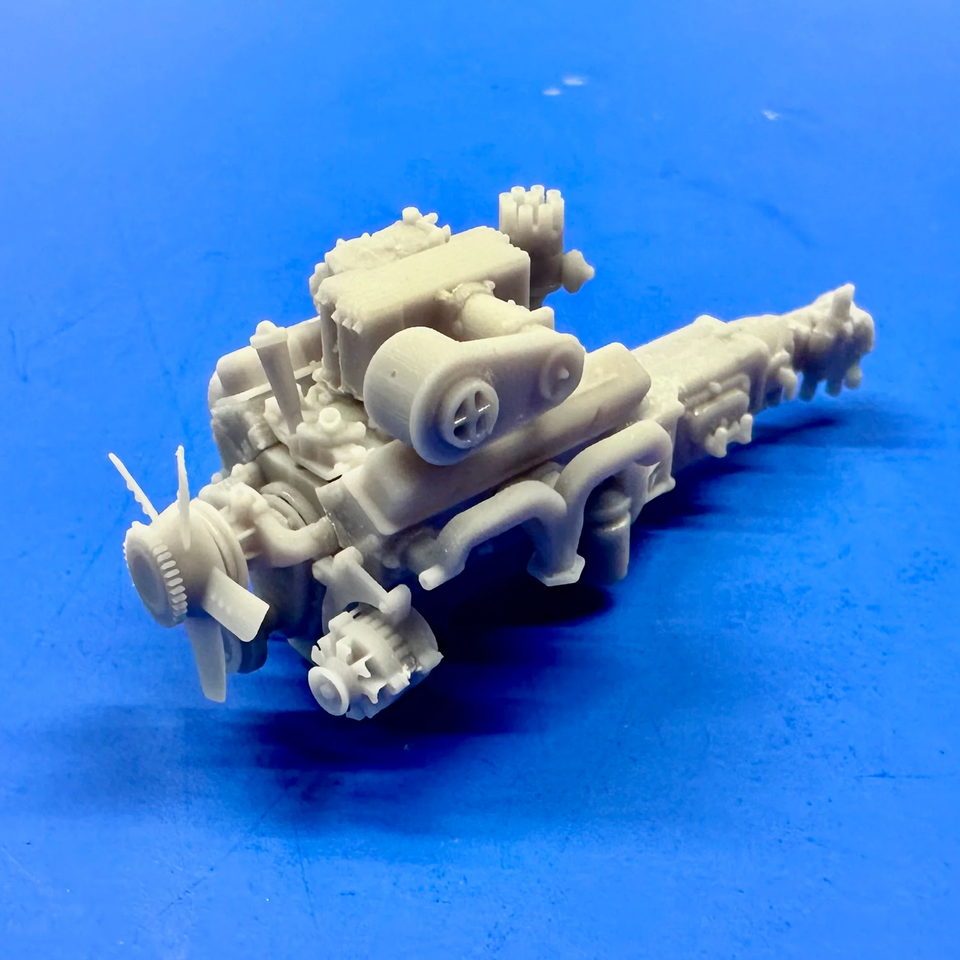 Chevy 327 Rochester RamJet SBC Small Block Engine 1/25 | eBay