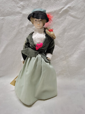 Franklin Heirloom Dolls State Doll 13" Porcelain Doll | eBay