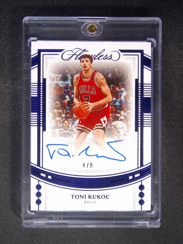 2022-23 Panini Flawless Toni Kukoc Draft Gem Signatures Auto Blue /8 | eBay