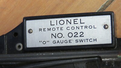 POSTWAR O LIONEL 022 REMOTE CONTROL SWITCHES OB CONTROLS NEED WIRE ...