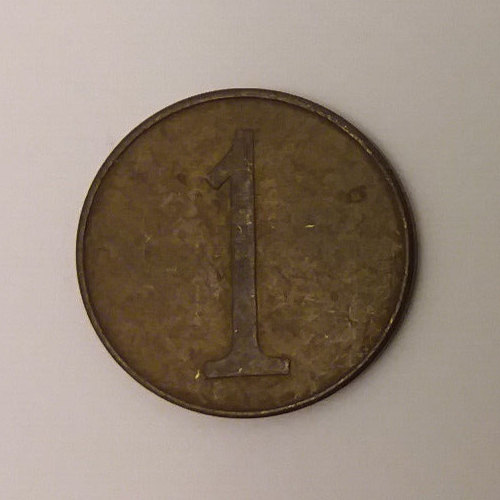 Number One Amusement Token 22mm | eBay