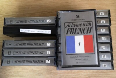 READER'S DIGEST - AT HOME WITH FRENCH - LEARNING TAPES - INCOMPLETE ...