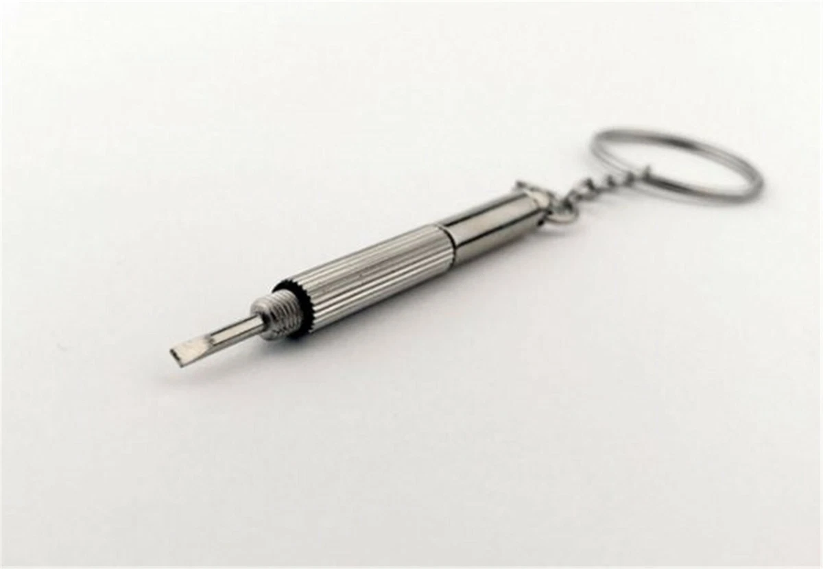 Vintage HILCO Optical Flathead Mini Screwdriver Keychain, 56% OFF