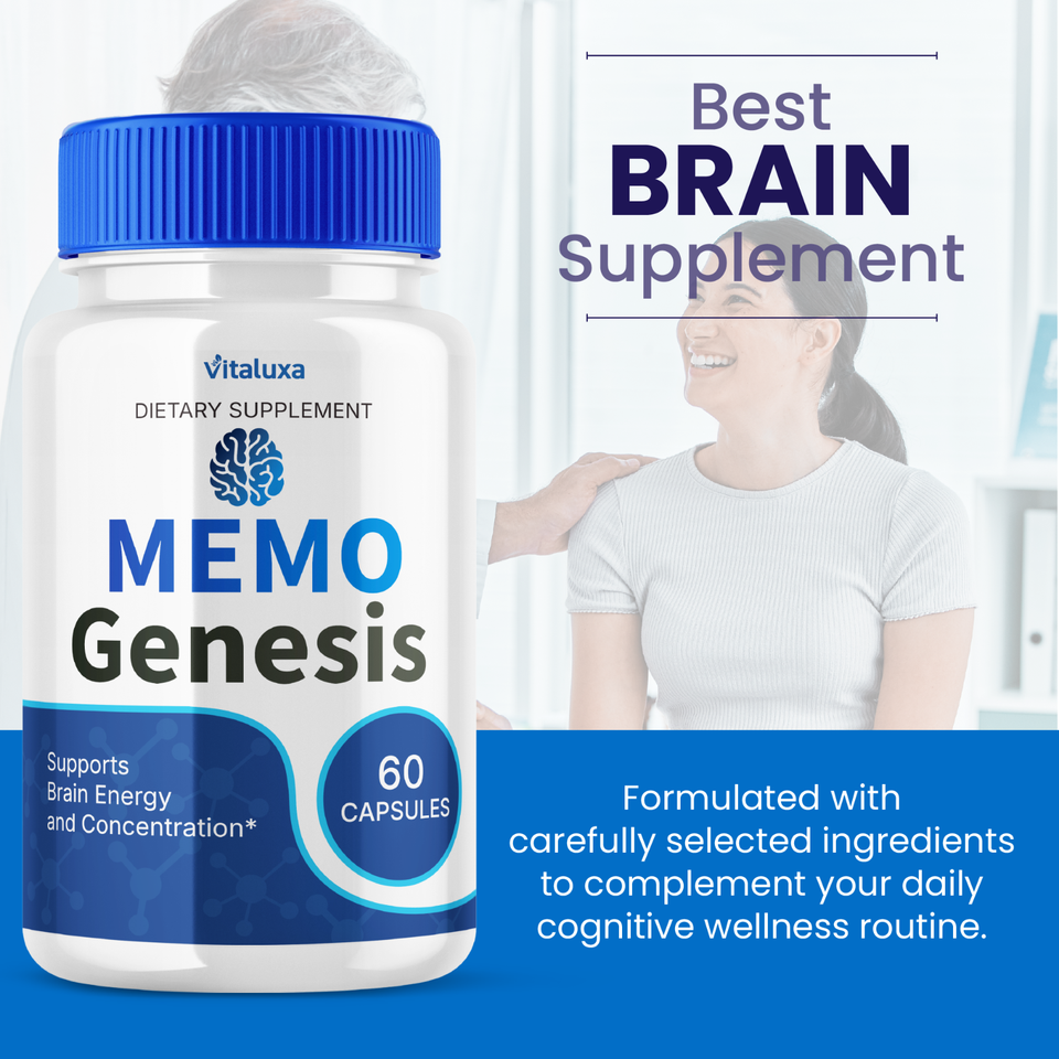 MemoGenesis Capsules, Memo Genesis Brain Health Support Formula (60 ...