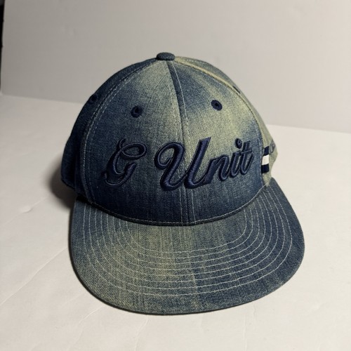 G Unit 50 Cent And Reebok Vintage Y2K Denim Hat Size 7 1/2 | eBay