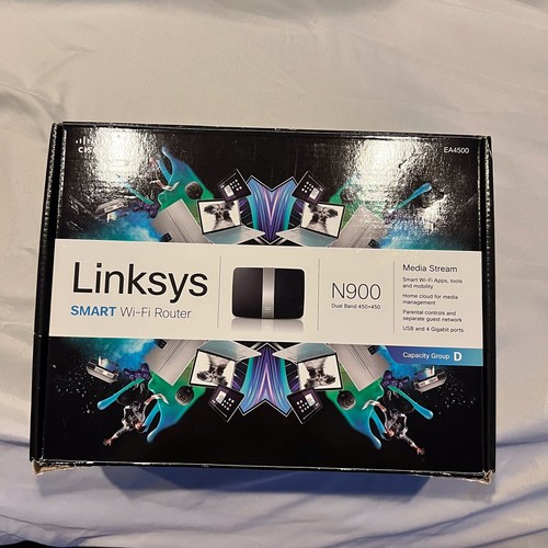 Linksys N900 Dual Band Smart Wi-Fi Router - Cisco EA4500 - Used Open ...
