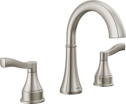 Delta Faryn 2H Widespread Bathroom Sink Faucet Stainless-Certified ...