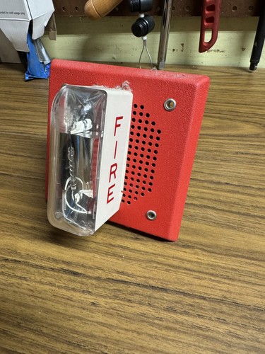 Wheelock CH-DF1-LSM-24 Fire Alarm Chime Strobe Red for sale online | eBay