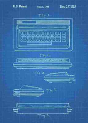 commodore 64 3 patent print A4 Vintage | eBay