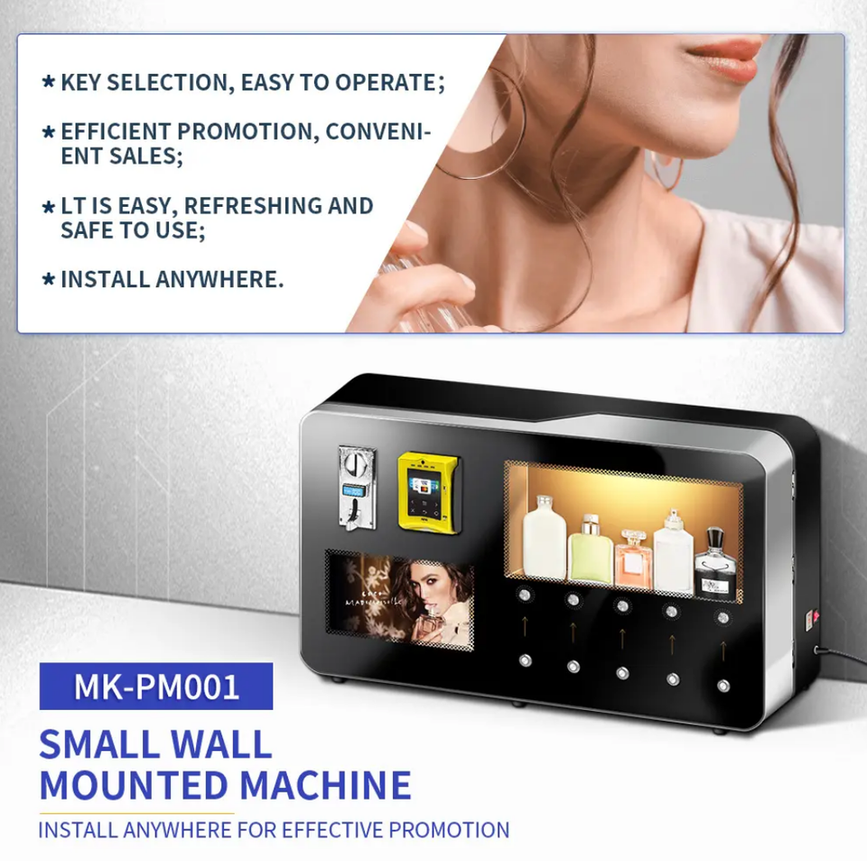 Perfume & Cologne Vending Machine Automatic Fragrance Dispenser Ships ...