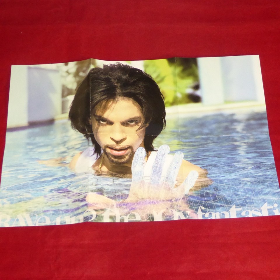PRINCE PROMO CD Rave Un2 The Joy Fantastic MINT w/POSTER NPG 07822 ...