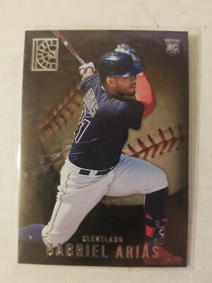 2022 Capstone Baseball Luxury Suite Base #114 Gabriel Arias - Cleveland ...