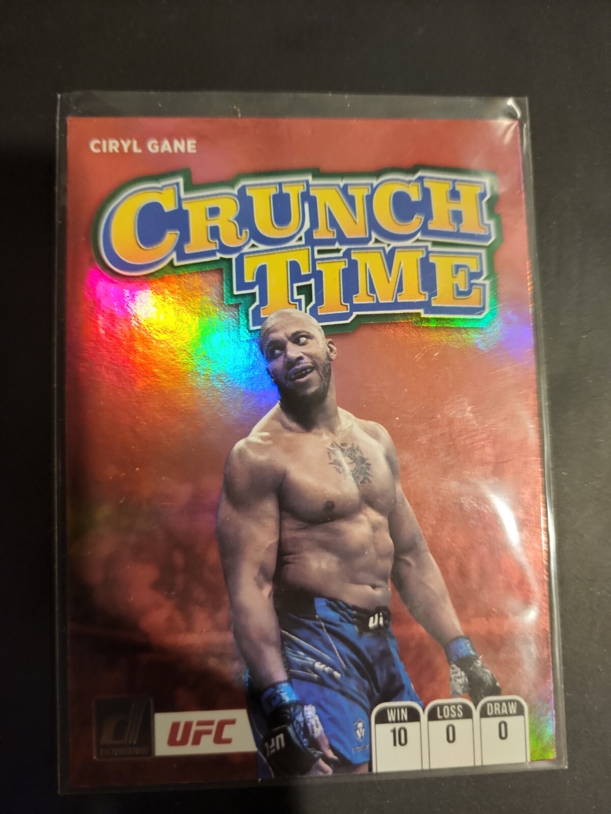 Ciryl Gane Crunch Time Holo 2022 UFC Donruss Debut | eBay