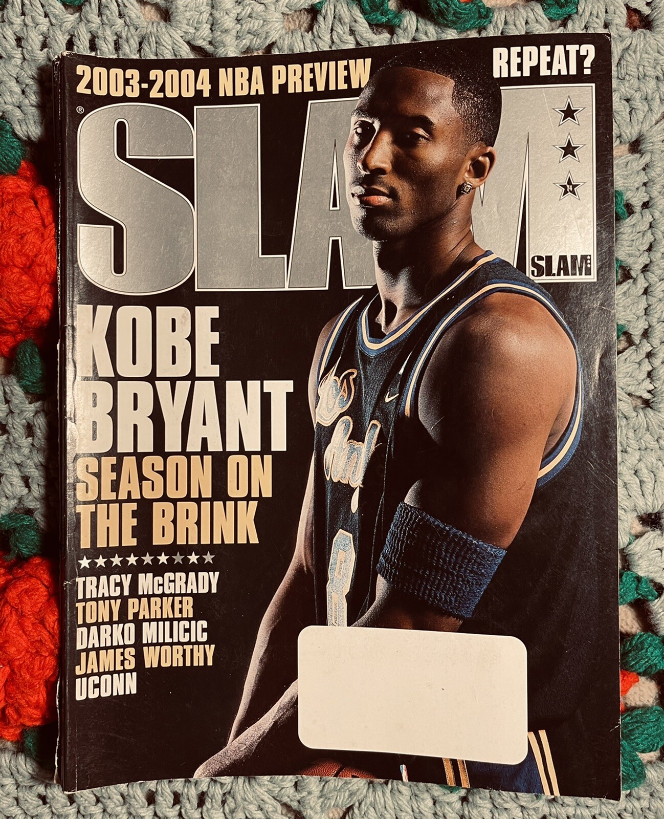RARE🔥 Kobe Bryant SLAM MAGAZINE December 2003 Issue #74 NBA LAKERS ...