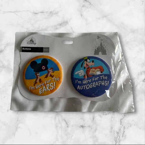 DISNEY Parks Goofy Large Two Piece Button Set NEW | eBay