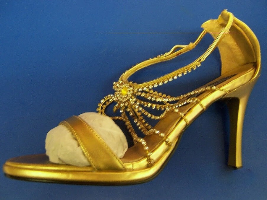 CLEOPATRA Shoes Gold Egyptian Roman Sandal Halloween Adult Costume ...