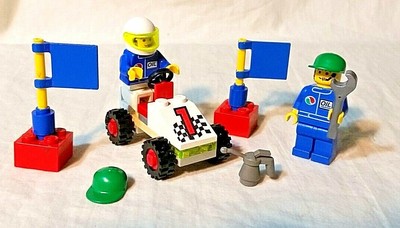 LOT 28 LEGO pcs Minifig Octan Race Driver, Mechanic, Car (3298pb003 ...