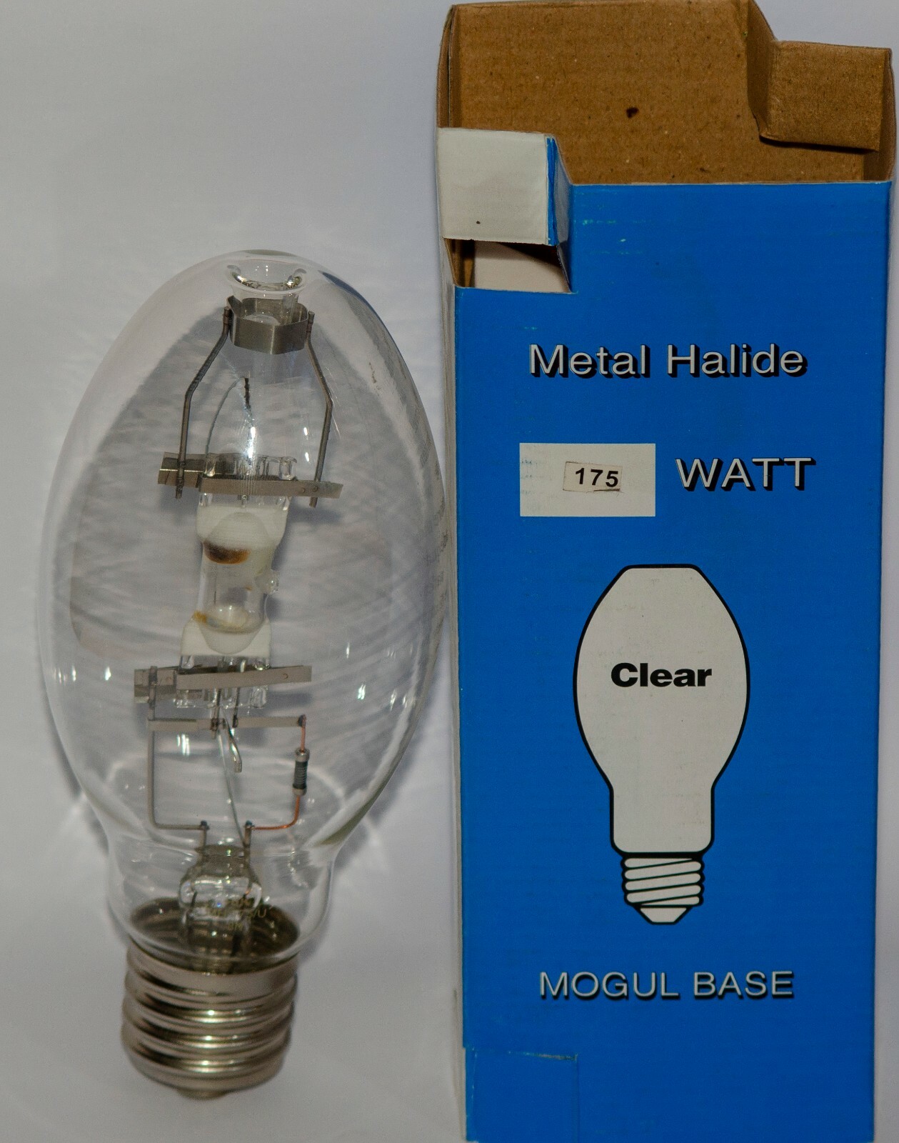 Hikari MH 175W/U 175W HID Metal Halide Mogul Base, ED28 Clear Light ...
