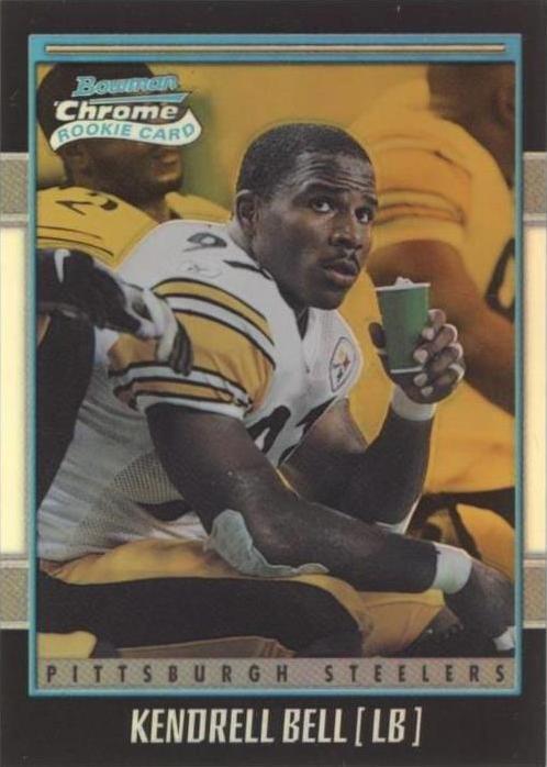 2001 Bowman Chrome - Rookie Refractor Kendrell Bell #208 Gold Refractor ...