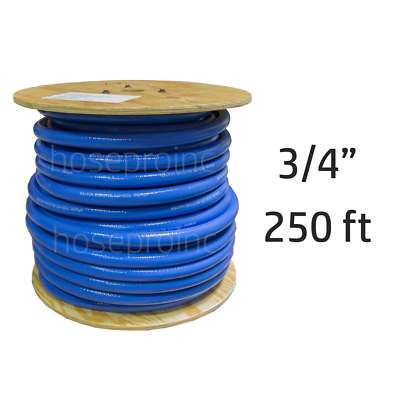250 ft 3/4" ID FlexFab Silicone Heater Hose 5526 Blue 19mm 350F ...