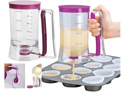 Home Cake Mix Measuring batter Dispenser Muffin Bake Pancake Baking ...
