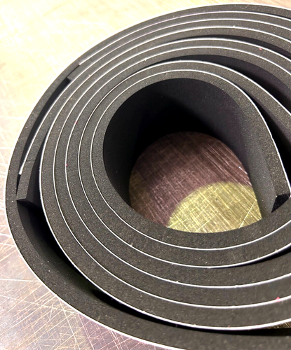 Neoprene Sponge Strip with Self Adhesive 6mm x 1000mm (10 MTRS PER ...