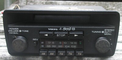 81-82 VOLVO 240 AM FM STEREO RADIO CASSETTE PLAYER 4 STEREO RX-93Q | eBay