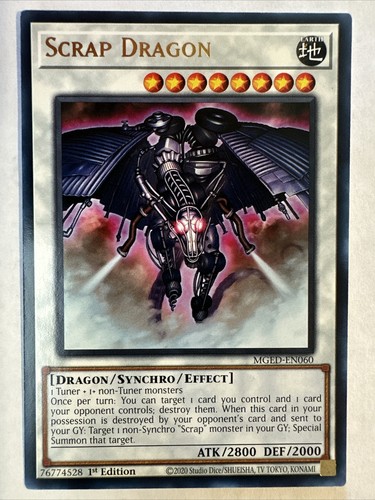 Yu-Gi-Oh! Scrap Dragon MGED-EN060 1st Edition Rare NM | eBay