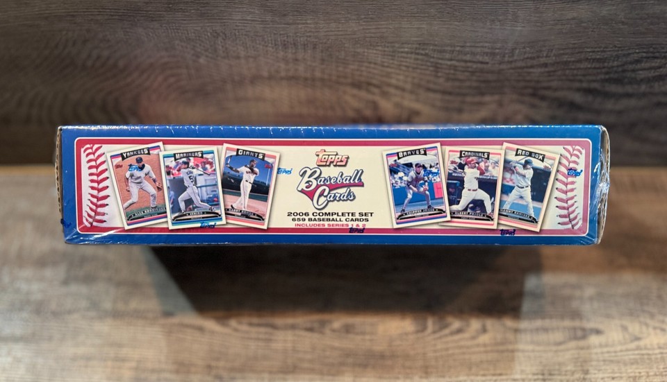 2006 TOPPS BASEBALL COMPLETE SET SERIES 1 & 2 FACTORY SEALED ...