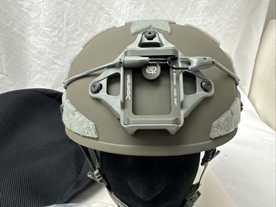 Galvion Caiman Ballistic Tactical Helmet Ranger Green Small New In Box ...
