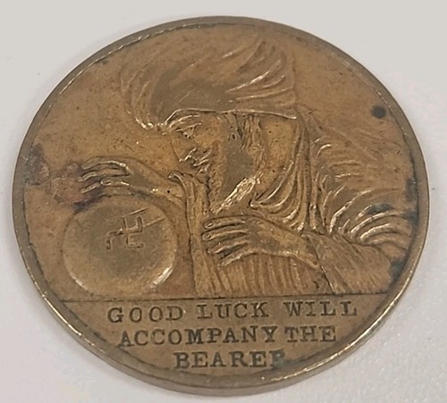 Rare Coin 1920s-1930s All Seeing Eye Token Good Luck Will Accompany The ...