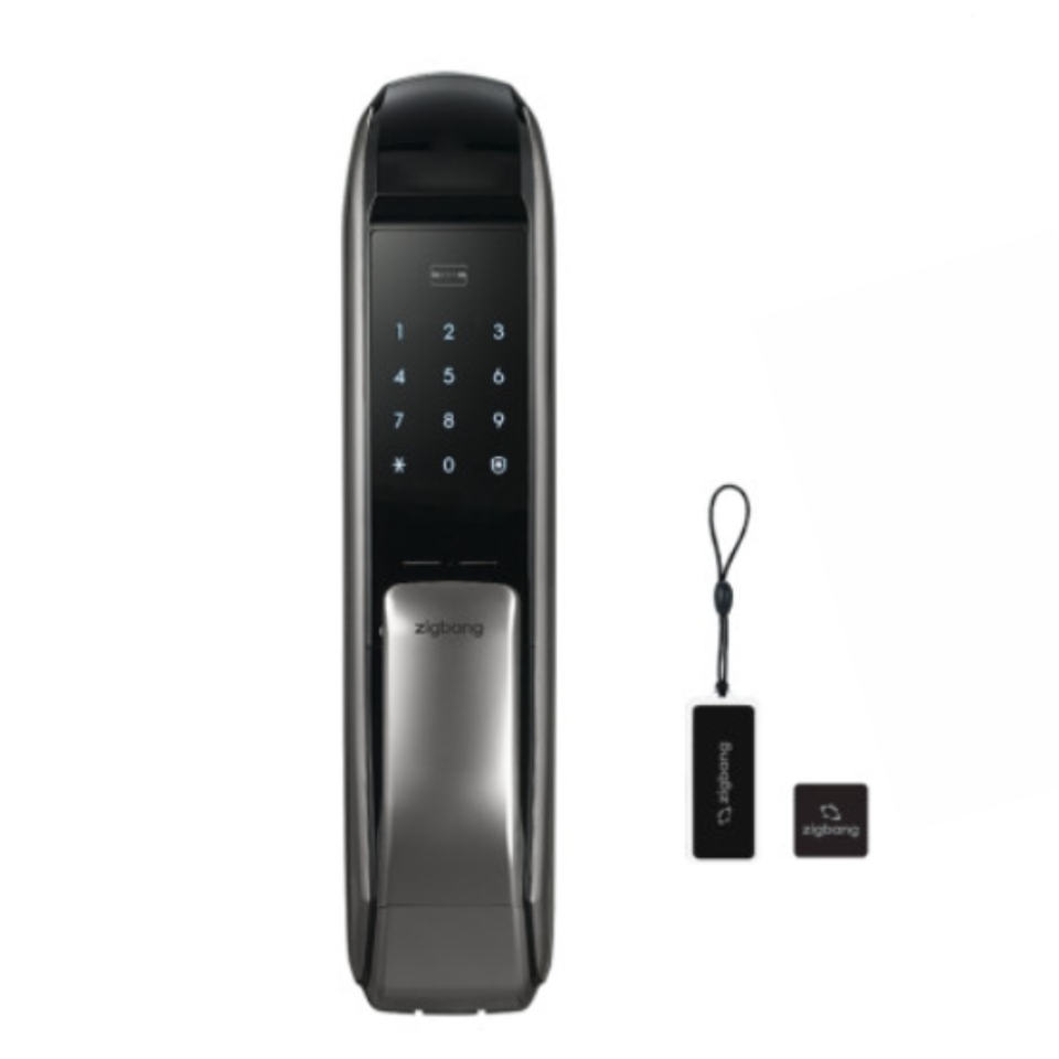 Samsung Zigbang SHP-P51 Premium New Push Pull Digital Smart Door Lock ...