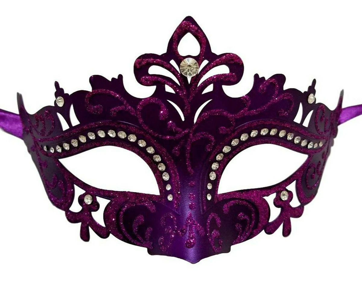 Purple Masquerade Masks